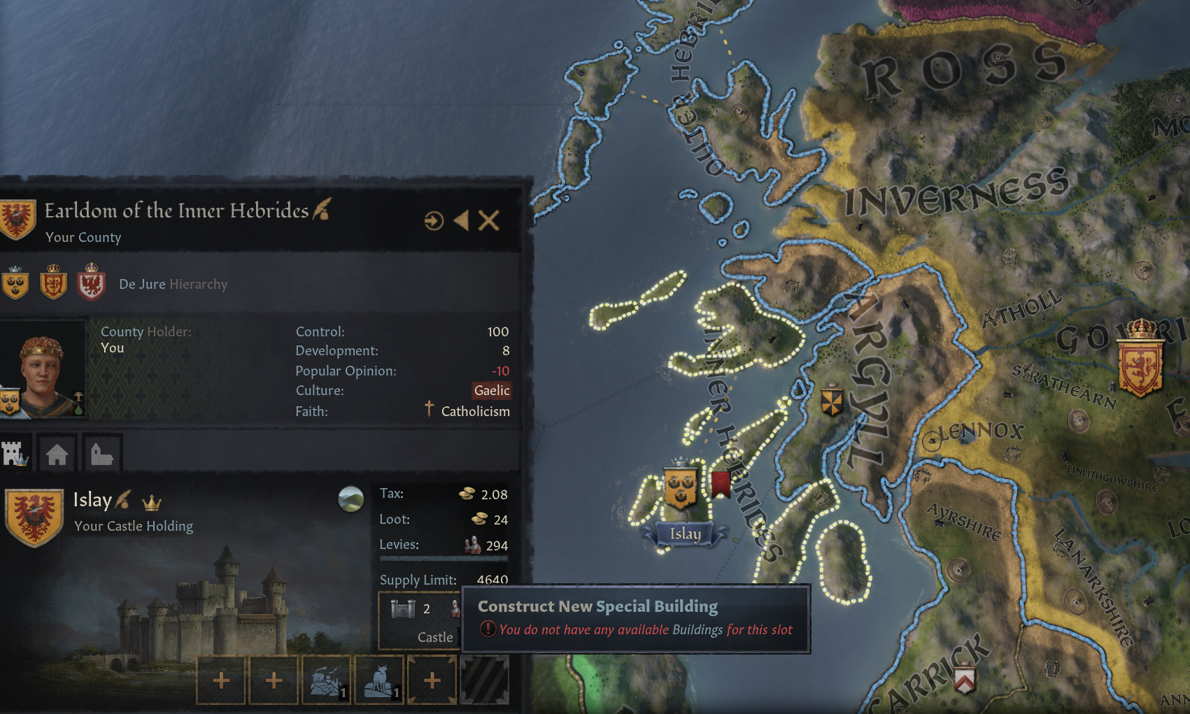 Special Building Slot in Islay | Paradox Interactive Forums